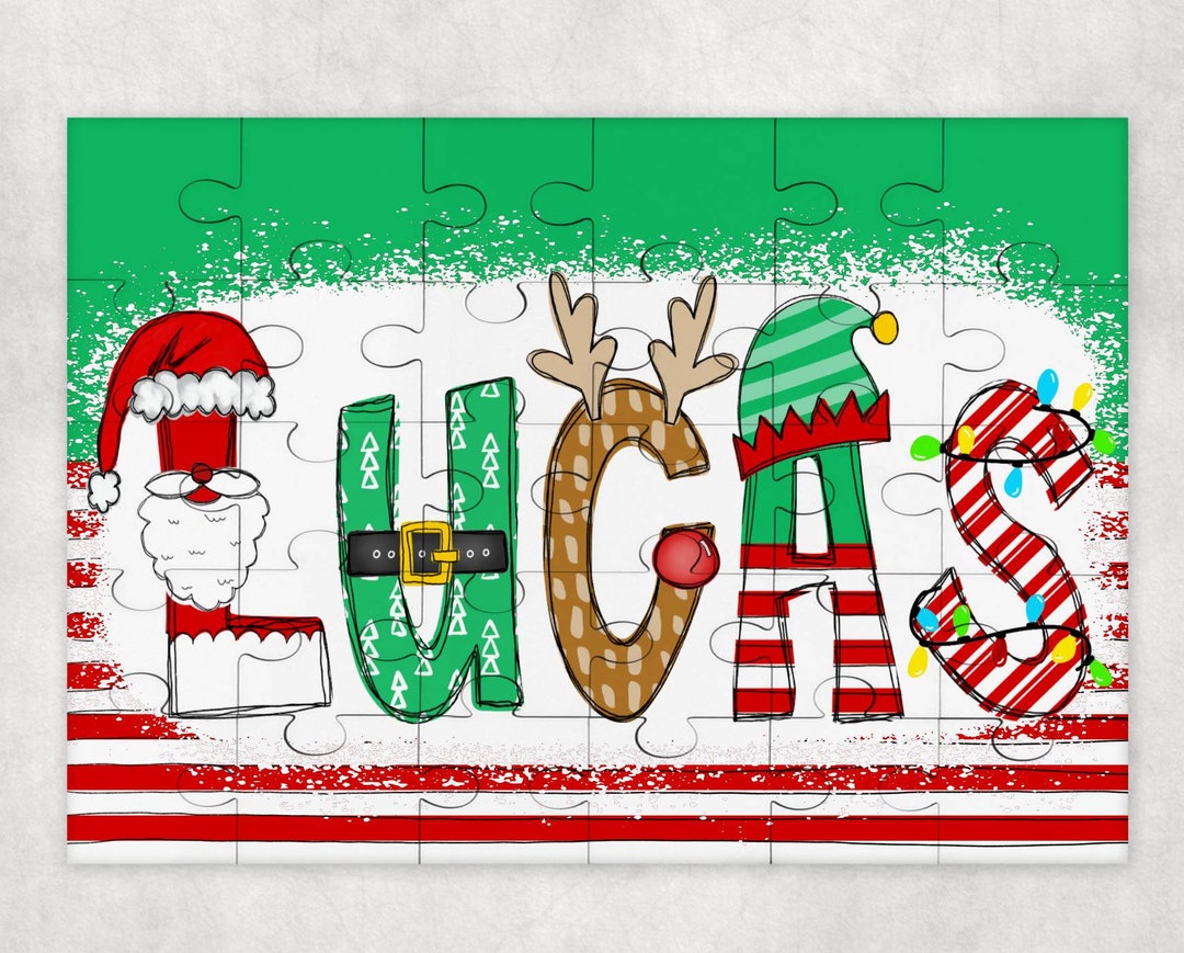 Personalized Christmas Puzzle Gifts for Kids, Custom Made Christmas ...