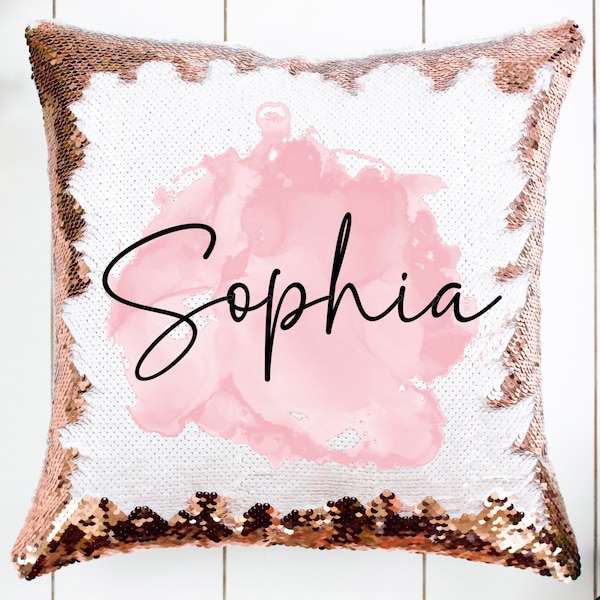 Sequin Throw Pillow - Etsy