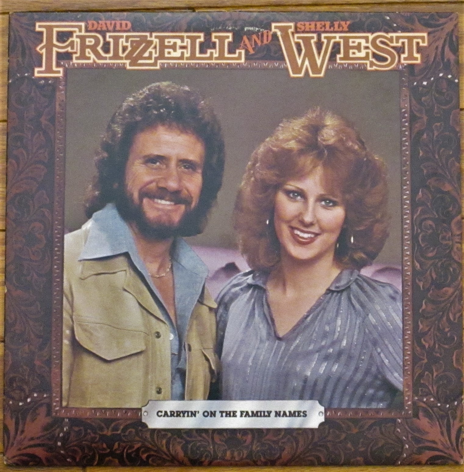 David Frizzell and Shelly West Carryin' on the Family Names 1981 Vinyl ...