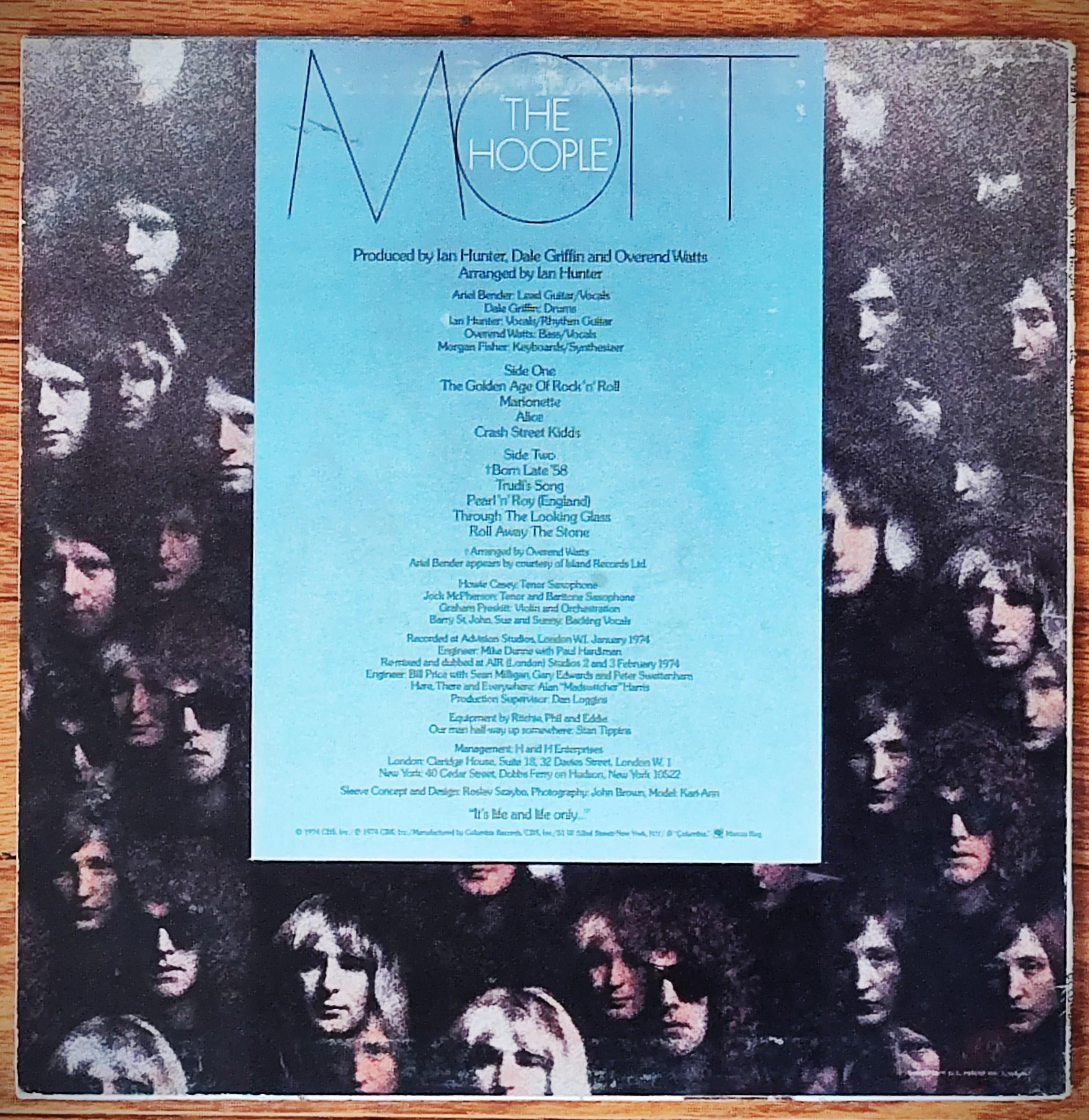 Mott the Hoople - the Hoople - Rare 1974 Vinyl Album - Etsy