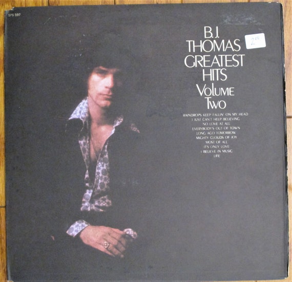 Vinyl Album 1983 B J Thomas Greatest Hits Volume 2 Vinyl-nm | Etsy