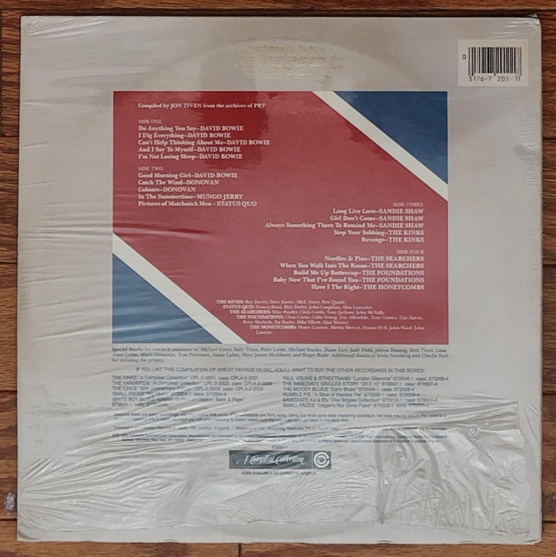 1985 Anthology of British Rock Factory Sealed Vinyl Promo Album - Etsy