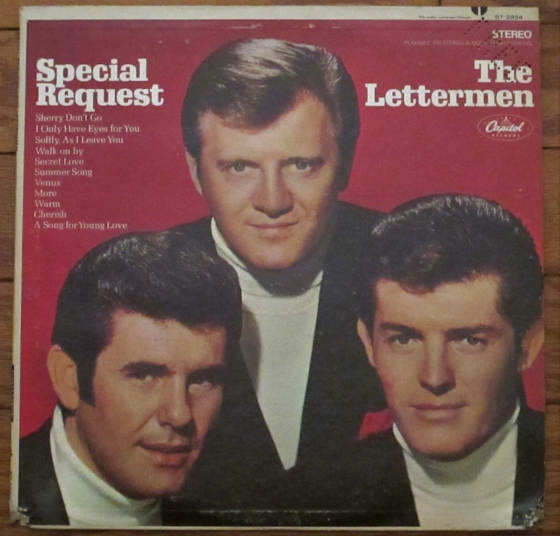 The Letterman - Special Request - 1968 Vinyl Album - Etsy