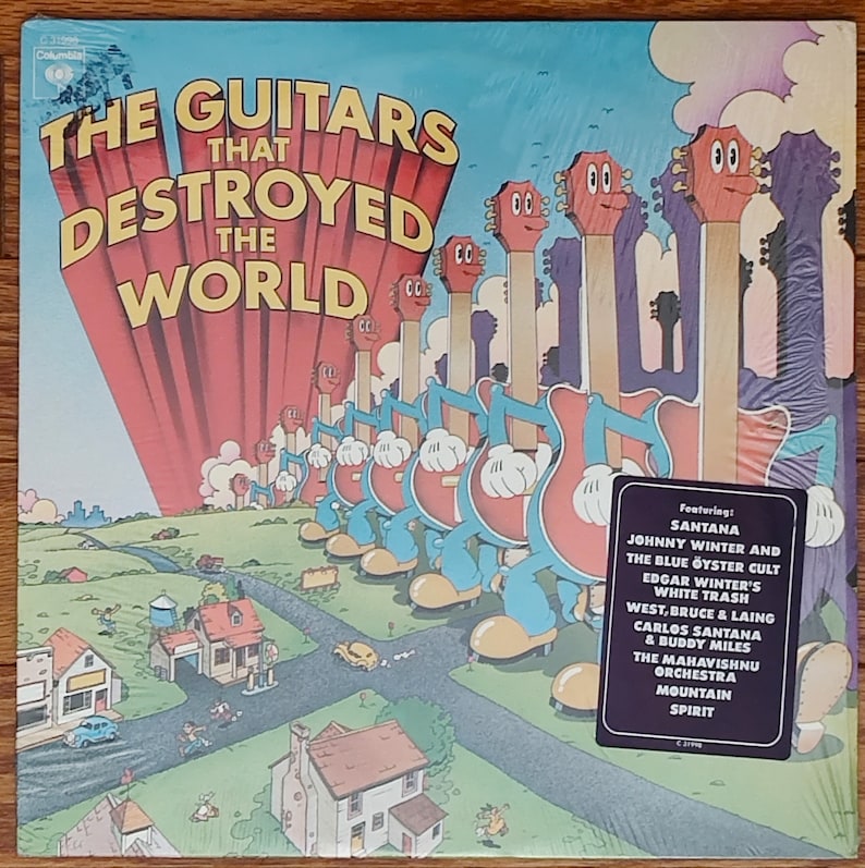 1973 the Guitars That Destroyed the World - Various Artists Vinyl Album ...