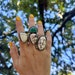 White Buffalo Statement Ring - Etsy