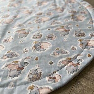Dumbo Baby Play Mat: Padded Tummy Time Round Rug - Etsy