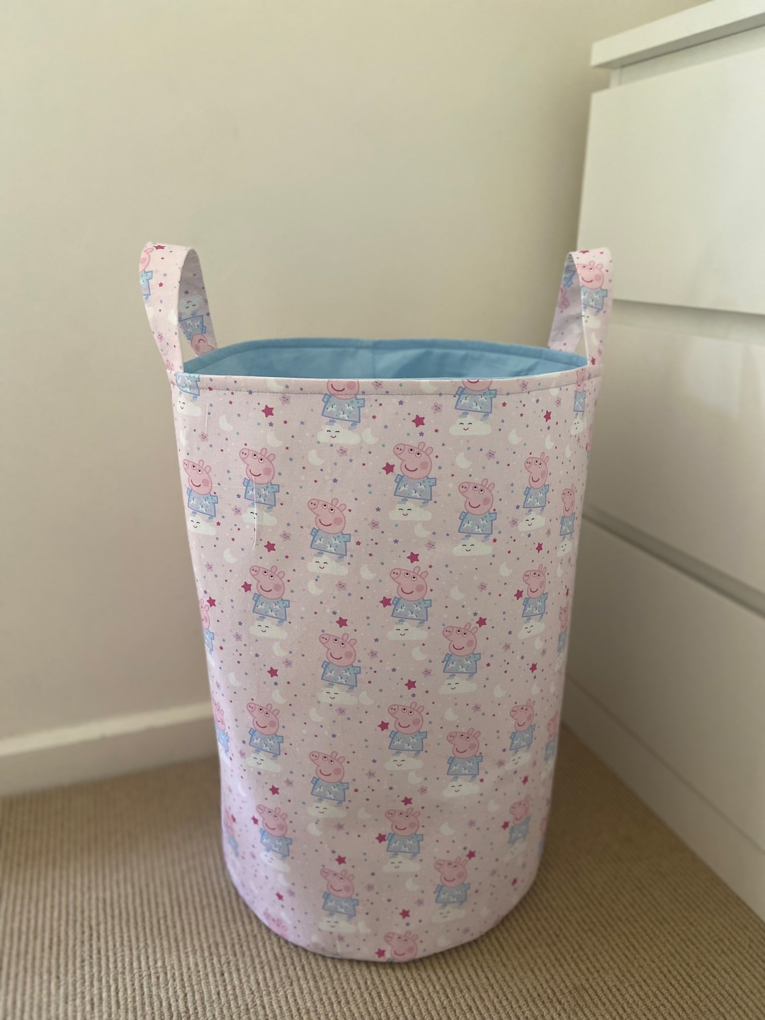 Peppa Pig Fabric Laundry Hamper, Peppa Pig Fabric Toy Bin, Peppa Pig ...