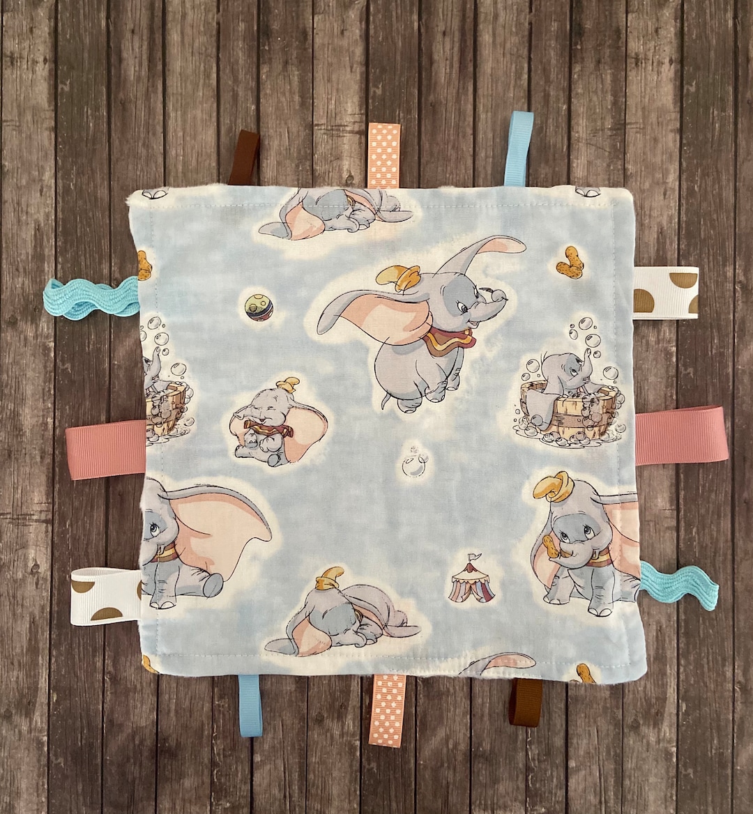 Dumbo Baby Lovey: Organic Cotton Newborn Comforter Blanket - Etsy