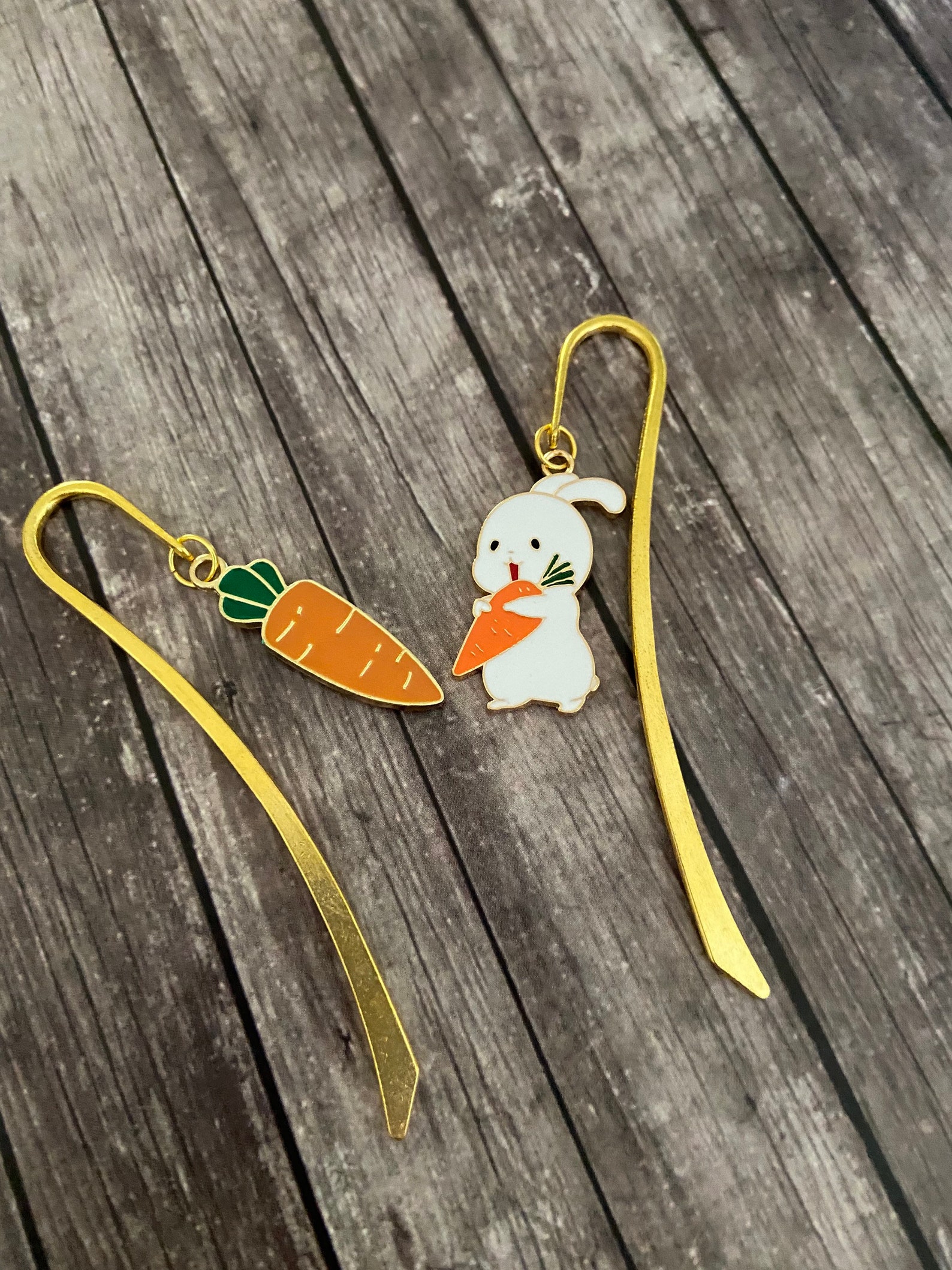 Easter Bunny Bookmark Easter Carrot Bookmark Easter Bunny | Etsy