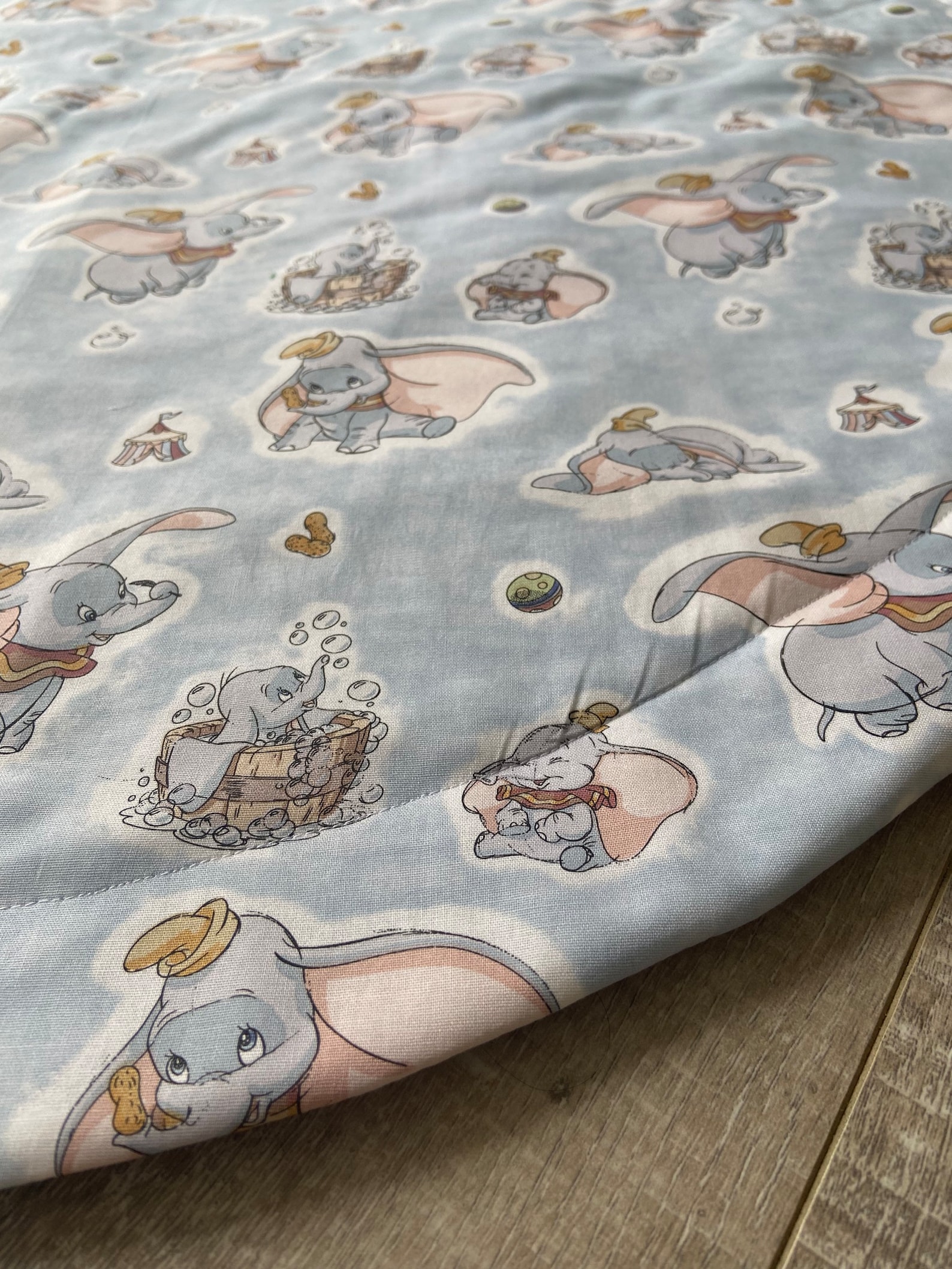 Dumbo Baby Play Mat: Padded Tummy Time Round Rug - Etsy