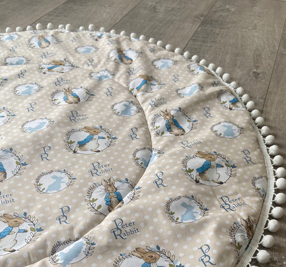 Peter Rabbit Play Mat Baby Play Mat Padded Play Mat Baby - Etsy