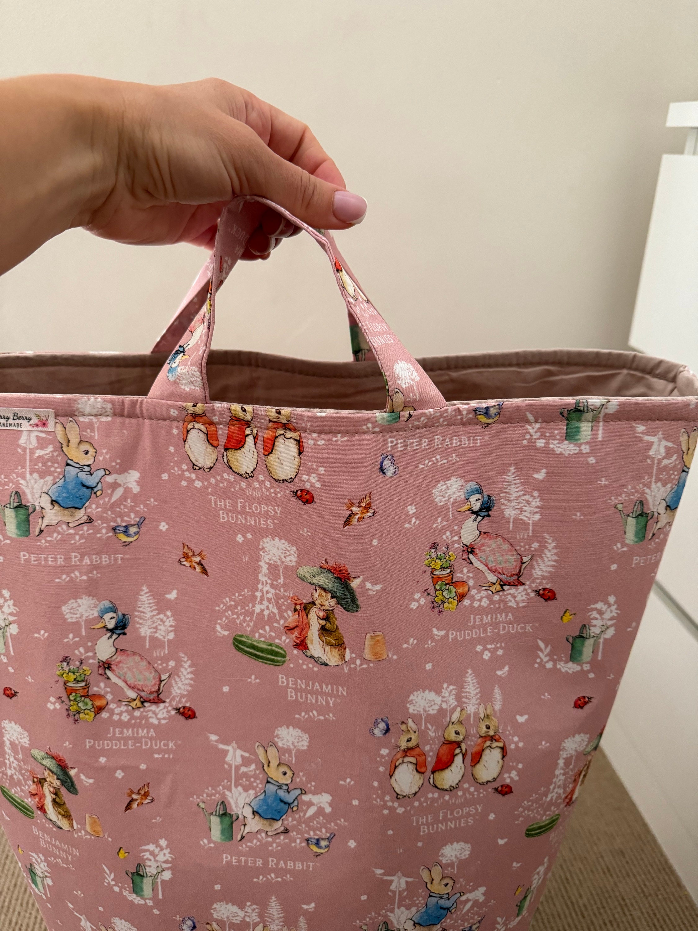 Peter Rabbit Toy Storage, Peter Rabbit Fabric Toy Bin, Peter Rabbit ...