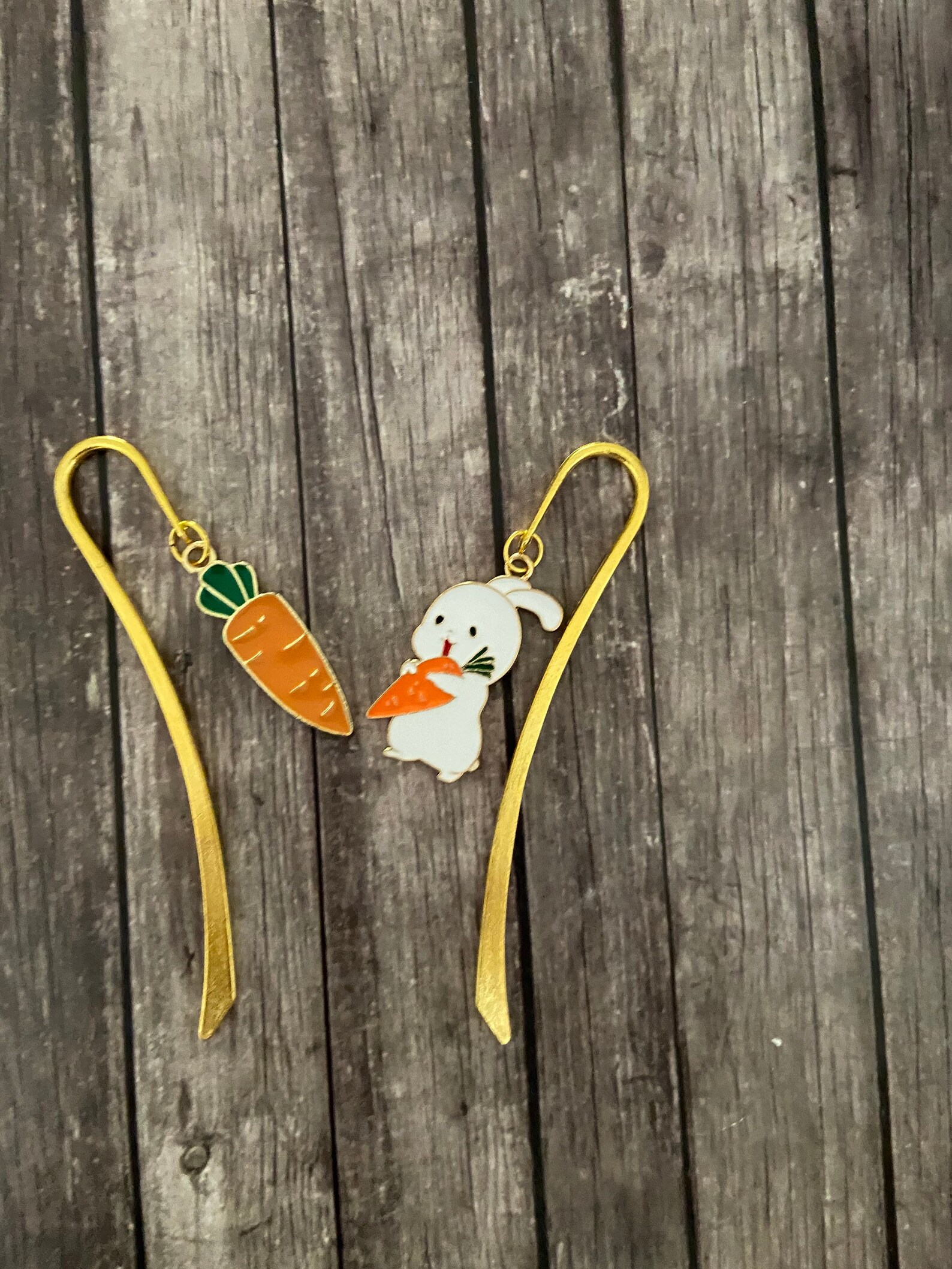 Easter Bunny Bookmark Easter Carrot Bookmark Easter Bunny | Etsy