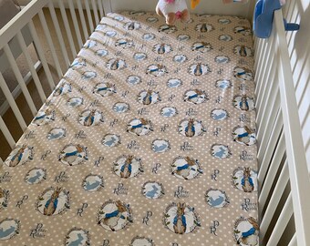 Peter Rabbit Sheet Peter Rabbit Crib Sheet Peter Rabbit - Etsy Australia