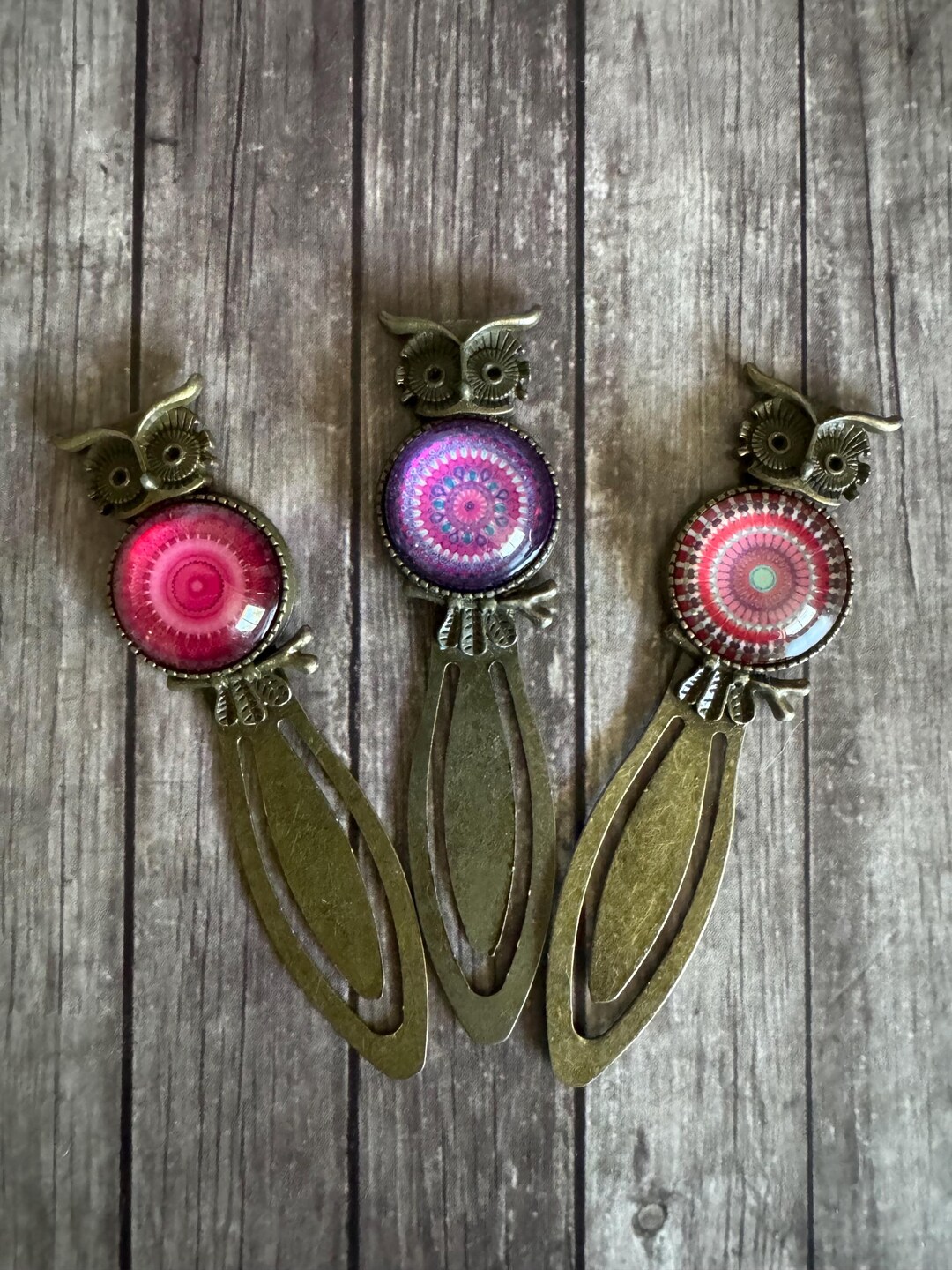 Metal Owl Bookmark, Gift for Book Lovers, Handmade Bookmark, Book ...