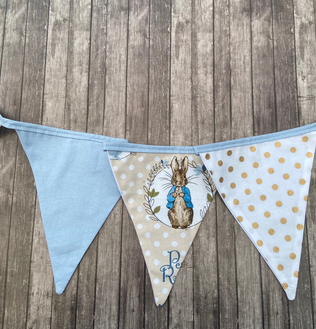 Peter Rabbit Bunting Flags, Peter Rabbit Garland, Peter Rabbit Baby ...