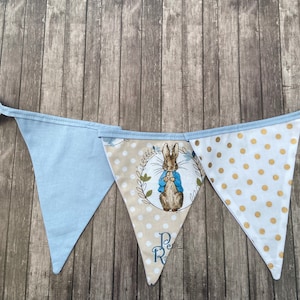 Peter Rabbit Bunting Flags, Peter Rabbit Garland, Peter Rabbit Baby ...