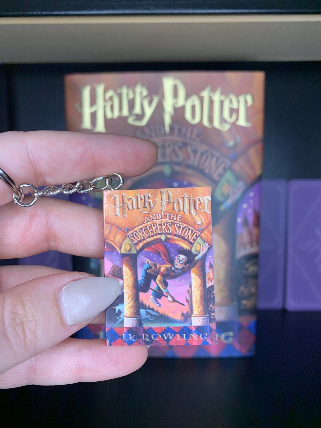 Custom Magic Book Keychains - Etsy