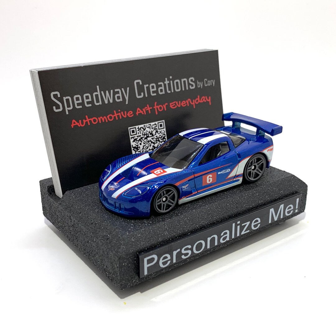 C6 Race Car Business Card Holder - C6 Sports Car Accessory - C6 Vette ...