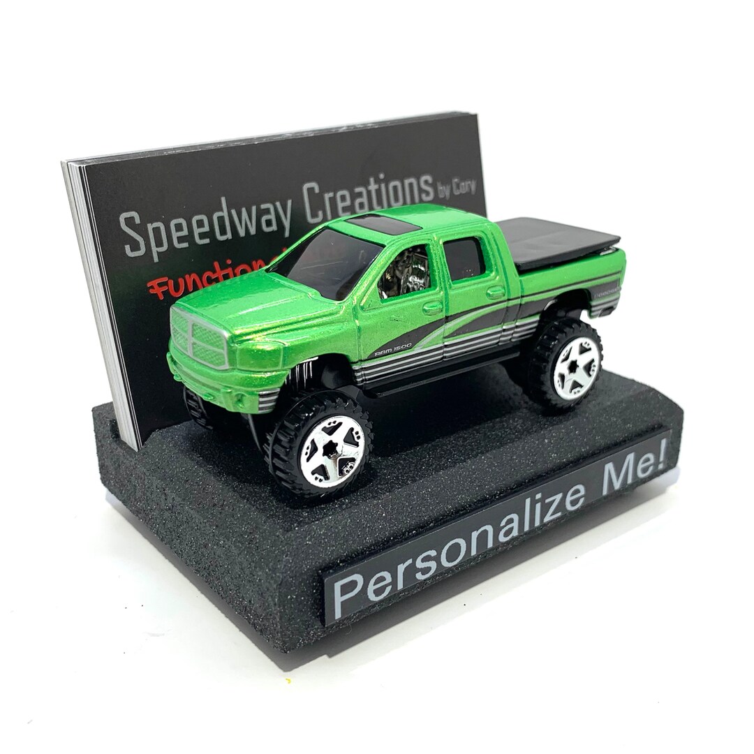 Lifted Ram Business Card Holder - Automotive Art for Your Desk, Office ...