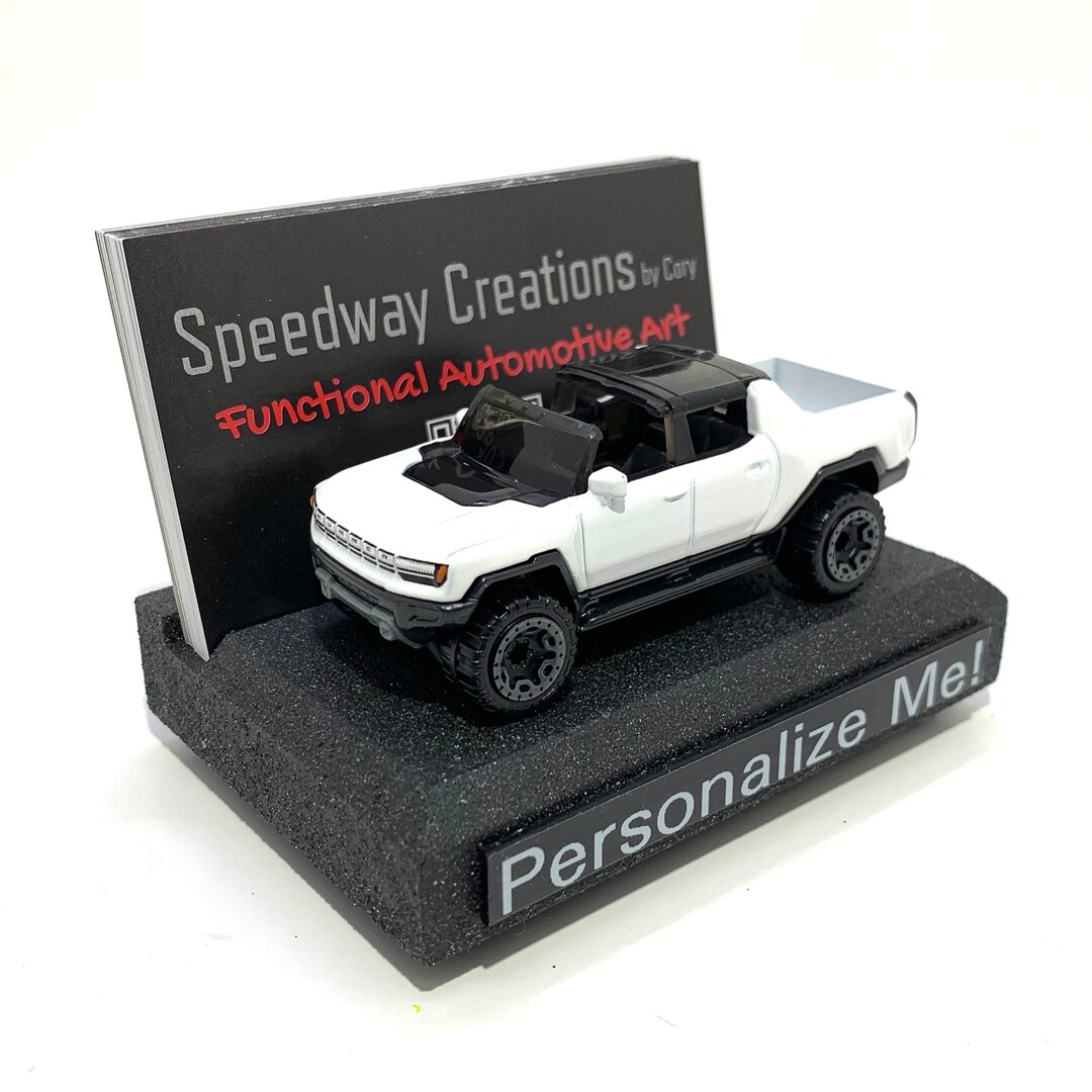 Hummer EV Business Card Holder Automotive Art for Your Desk, Office or ...