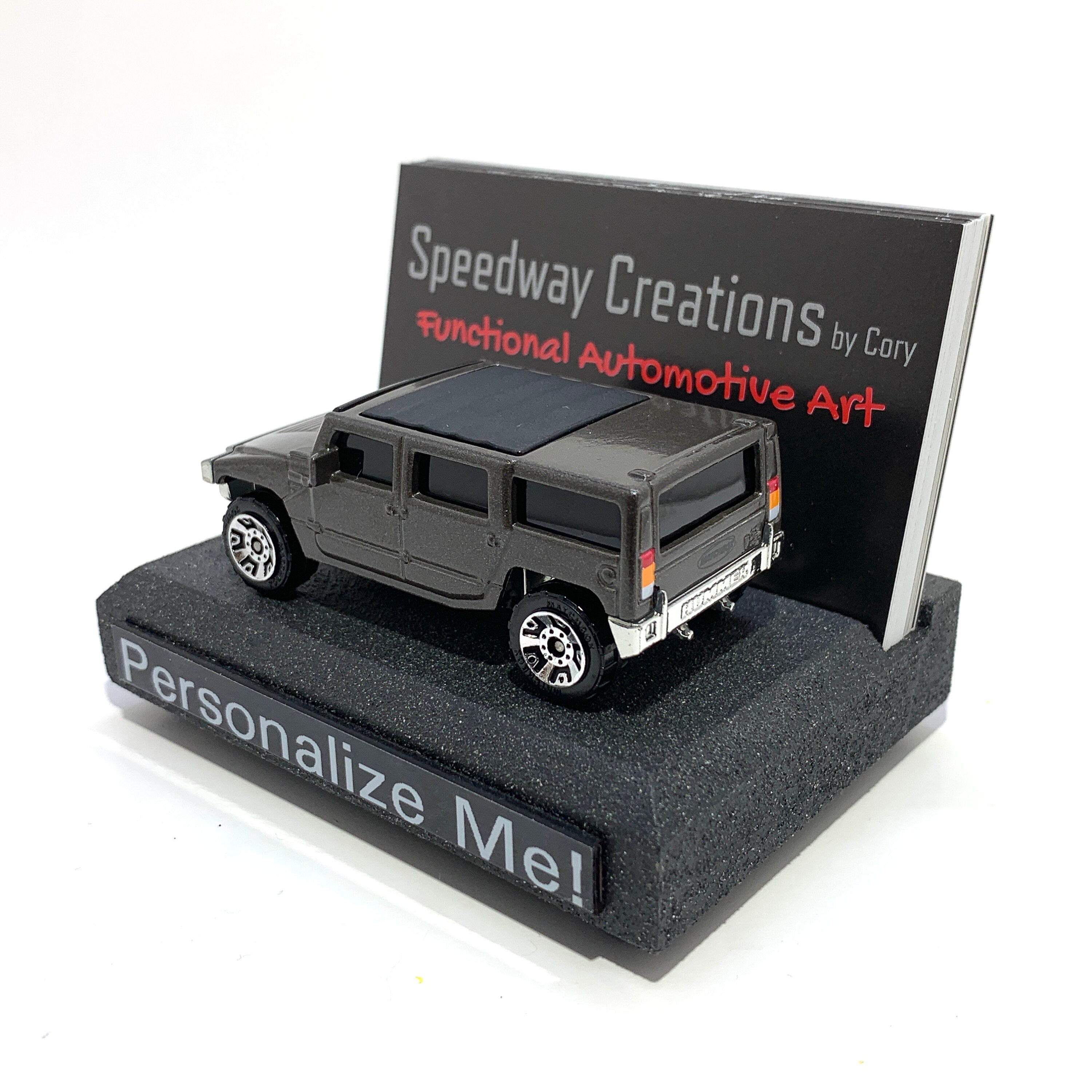 Hummer H2 Business Card Holder - Hummer H2 Art for Your Desk, Office or ...