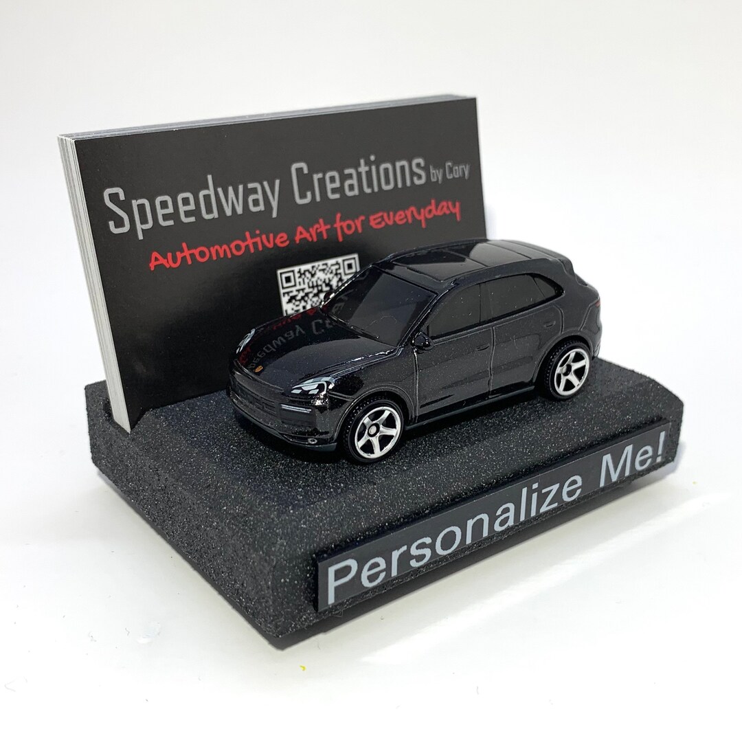 Cayenne Turbo Business Card Holder Personalized Cayenne Gift Art for ...