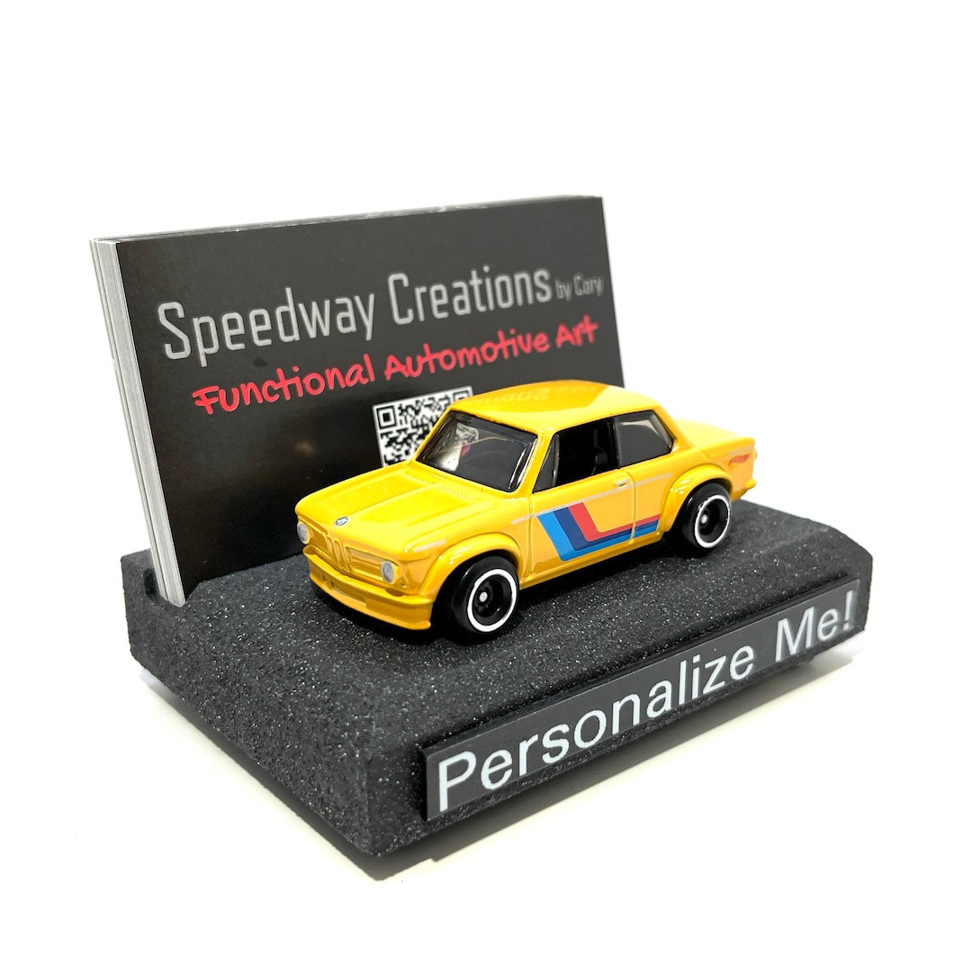 Vintage 2002 German Sports Car Business Card Holder - Personalized ...