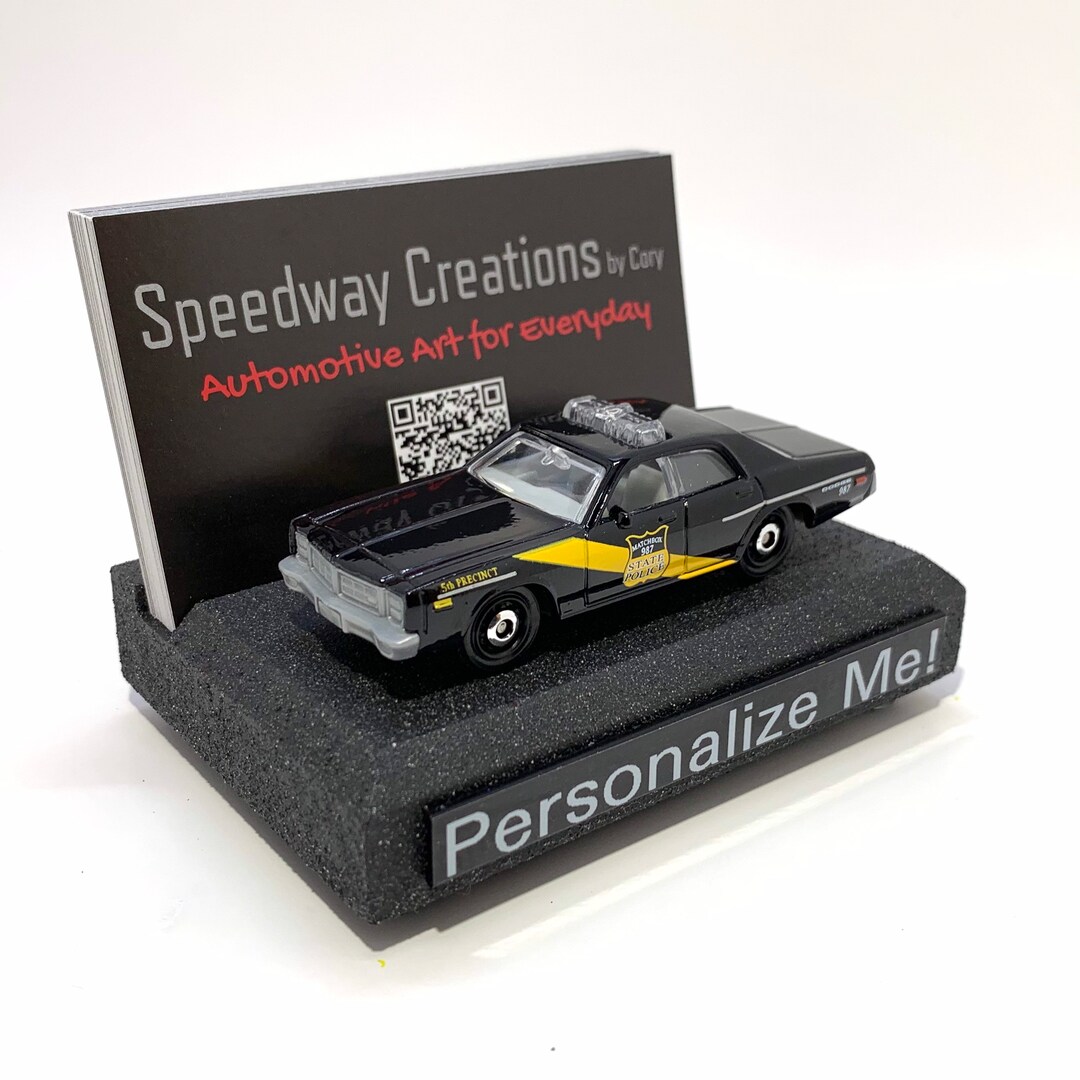 State Police Car Business Card Holder - Police Officer Gift - Police ...