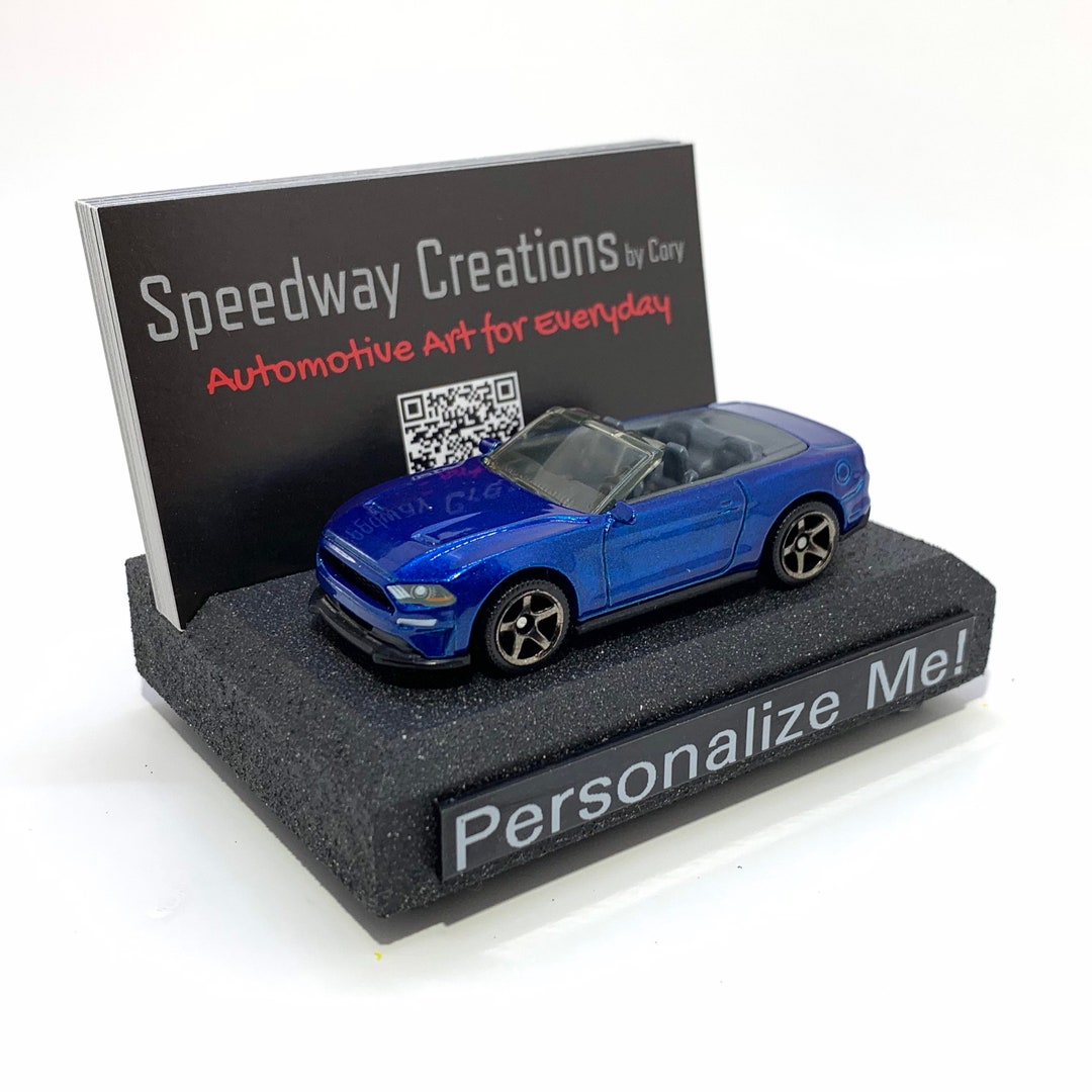 Mustang Business Card Holder - Personalized Car Gift - Mustang Art for ...