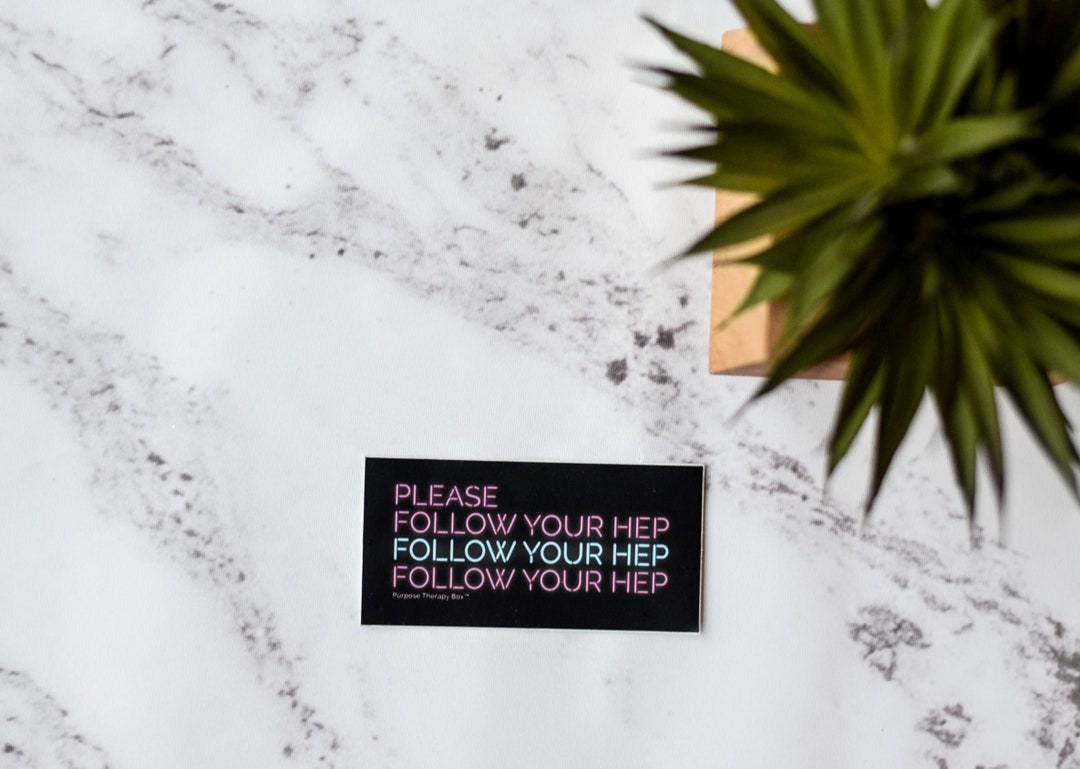 Follow Your HEP Sticker - Etsy