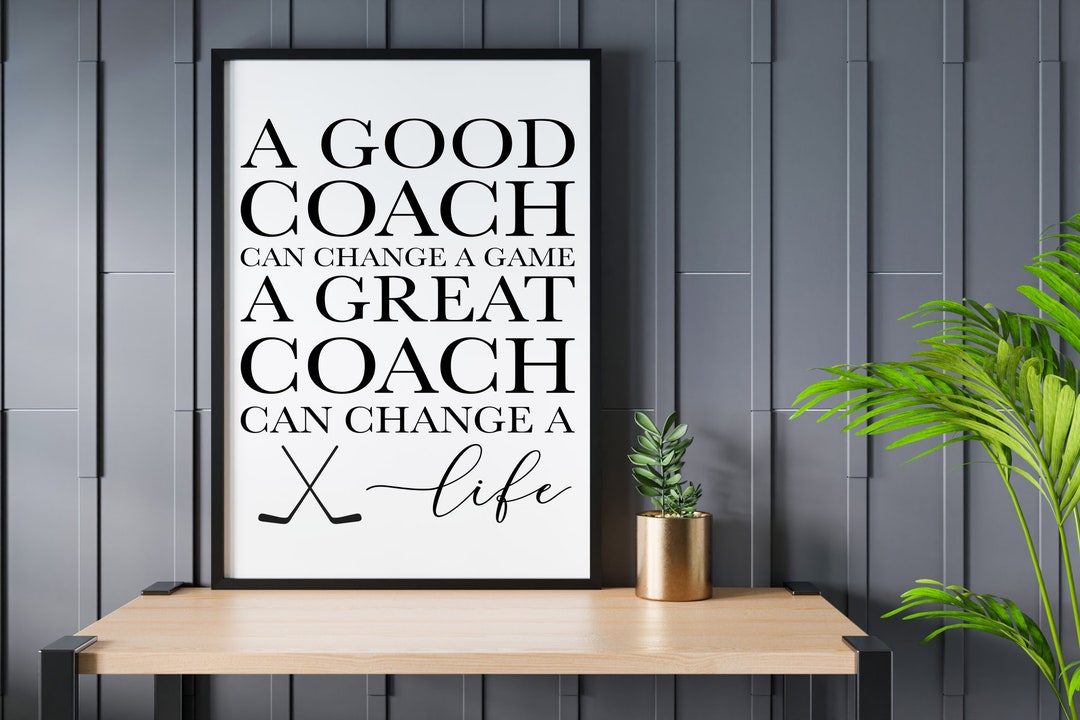 Printable Gift for Coach Svg Coaches Change Lives. DIGITAL DOWNLOAD - Etsy