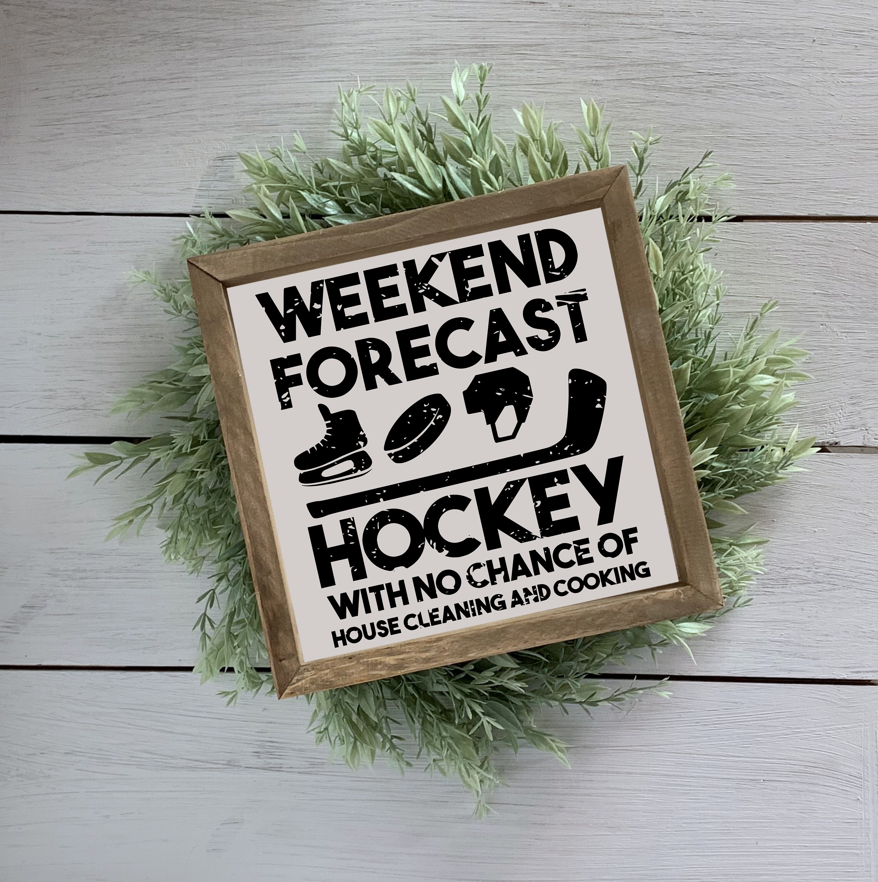 Weekend Forecast SVG Hockey Mom Cut File DIGITAL DOWNLOAD - Etsy