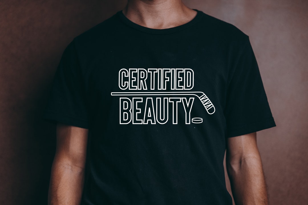 Certified Beauty Hockey SVG: Kid Shirt Cut File (digital Download) - Etsy