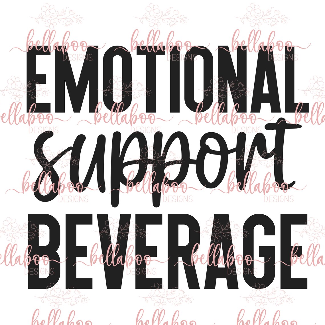 Emotional Support Beverage Svg | Mimosa Svg | Brunch Cricut | DIGITAL ...