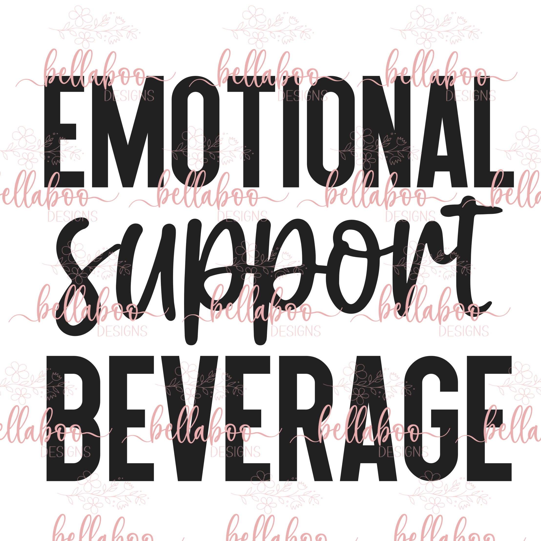 Emotional Support Beverage Svg | Mimosa Svg | Brunch Cricut | DIGITAL ...