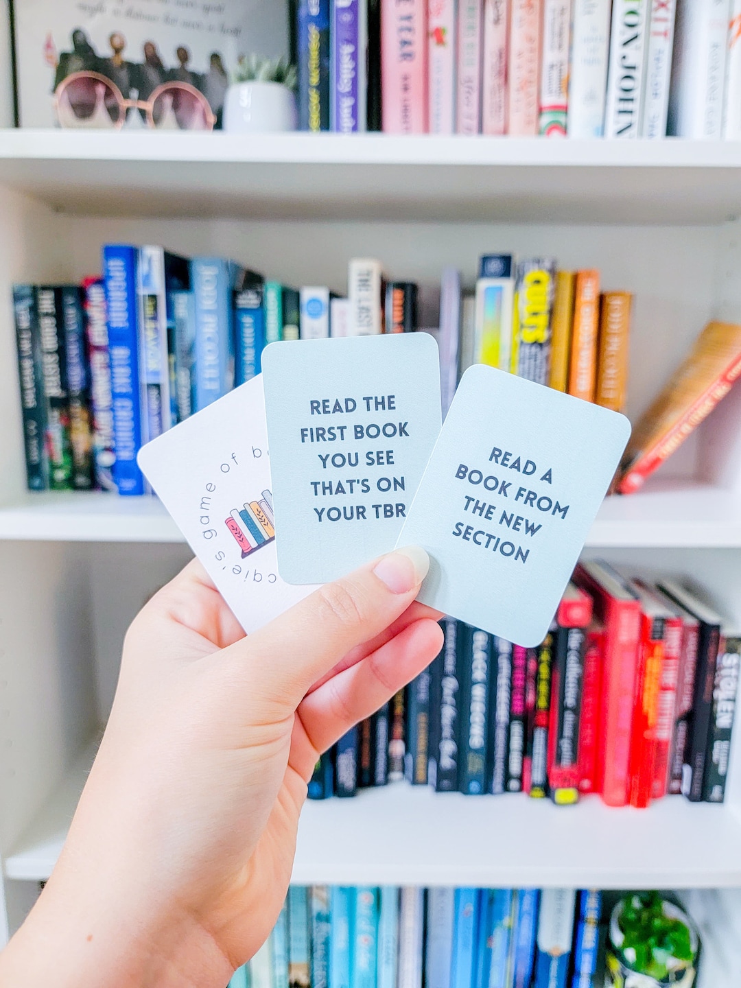 Library TBR Cards to Be Read What to Read Next Card Deck TBR Game Book ...