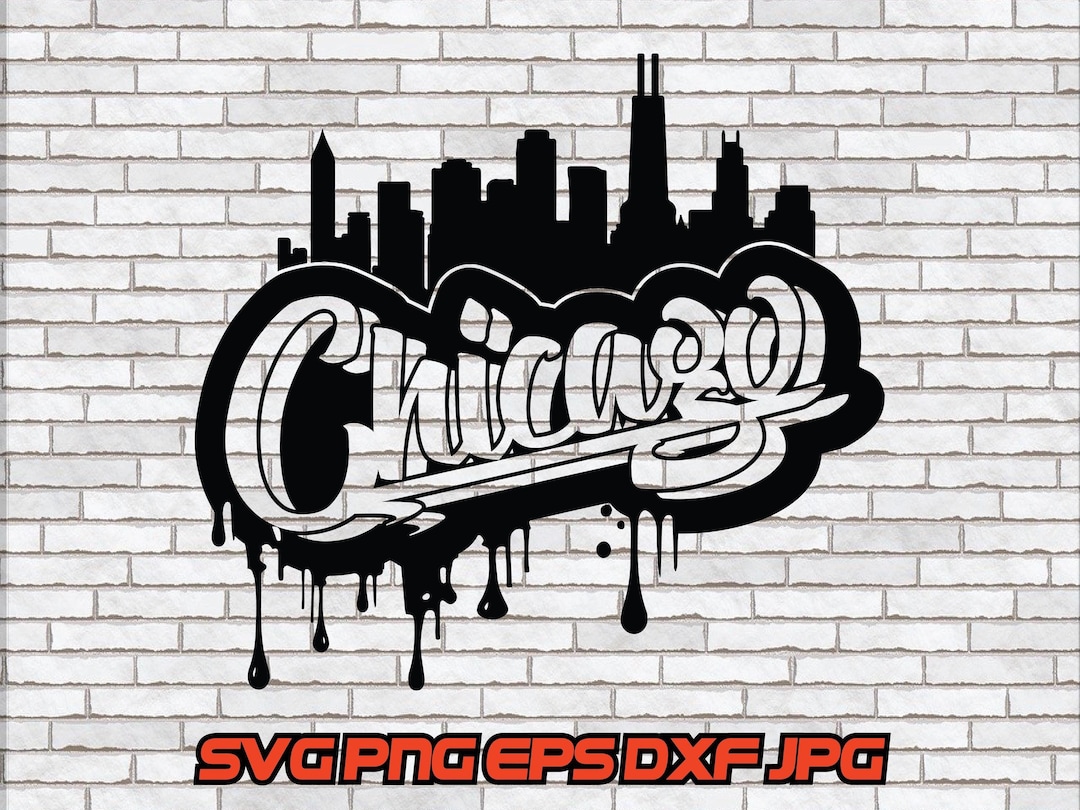 Chicago City SVG Skyline Flag SVG Illinois Shirt Design Digital ...