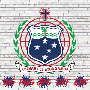 Samoa SVG Bundle, Samoa PNG Download Files, Cut Wall Art Images Map ...