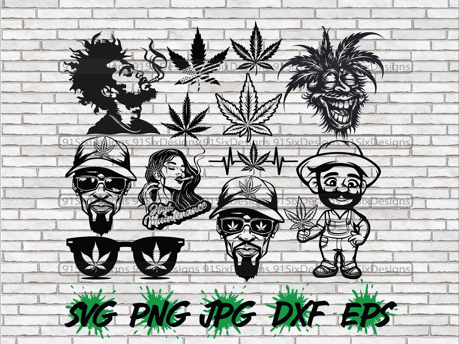 Funny 420 Design Bundle, Weed Svg, Marijuana PNG, Shirt Designs ...