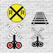 Train Railroad SVG, SVG Design Bundle, Railroad Crossing Sign, Train ...