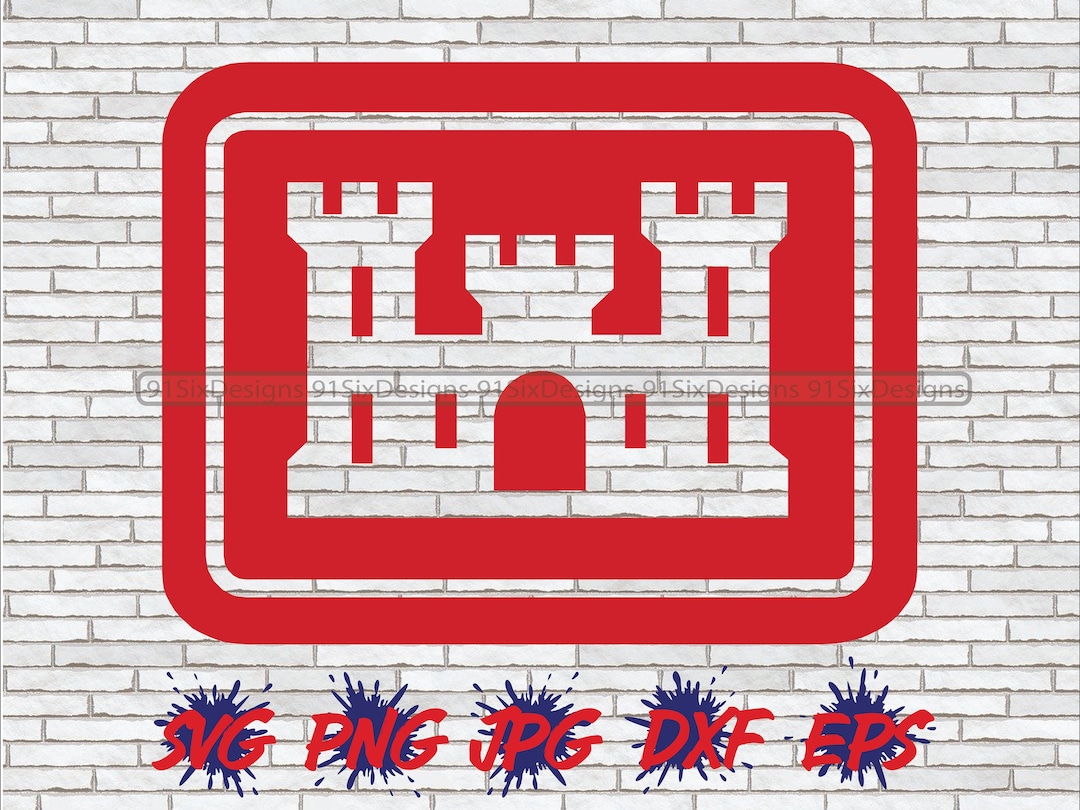 US Army Corps of Engineers SVG, Combat Engineer Cut File, Badge SVG ...