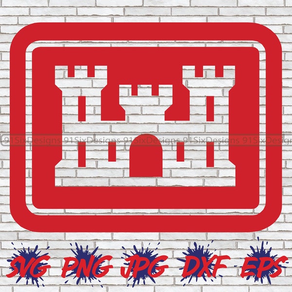 Army Engineer Castle Svg - Etsy