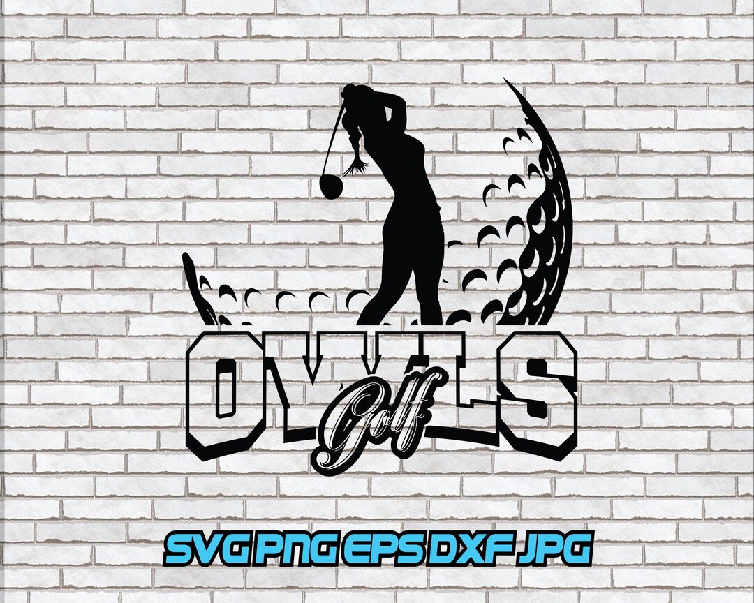 Owls SVG, Owls Png, Golf, Owl, Silhouette Cricut Cut File Download ...