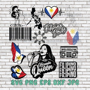 Filipino SVG, Philippines PNG, Shirt Designs, Gift for Filipina, Cut ...