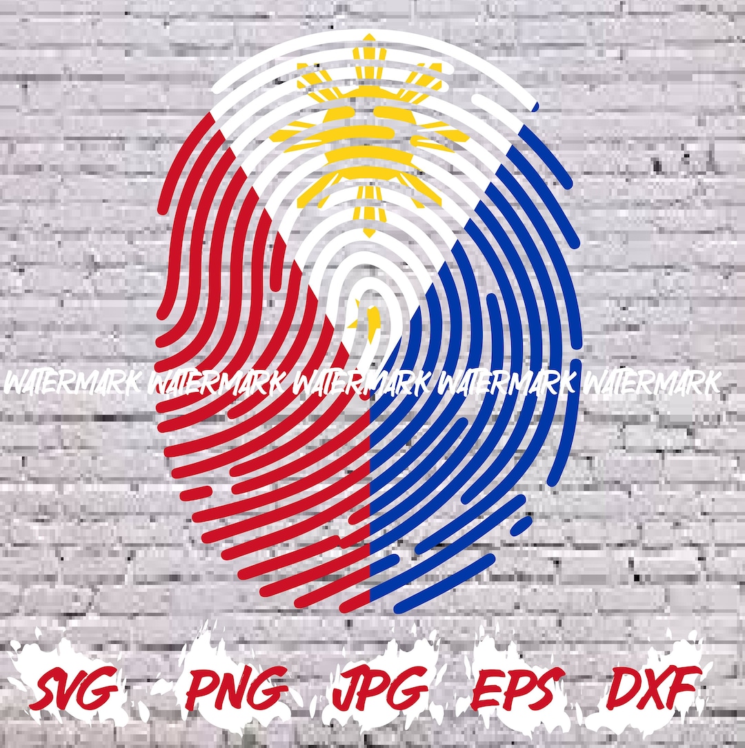Filipino Fingerprint SVG, DNA Philippines, Download Clipart Image File ...
