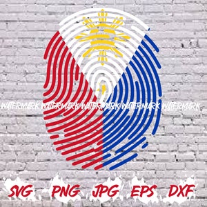 Filipino Fingerprint SVG, DNA Philippines, Download Clipart Image File ...