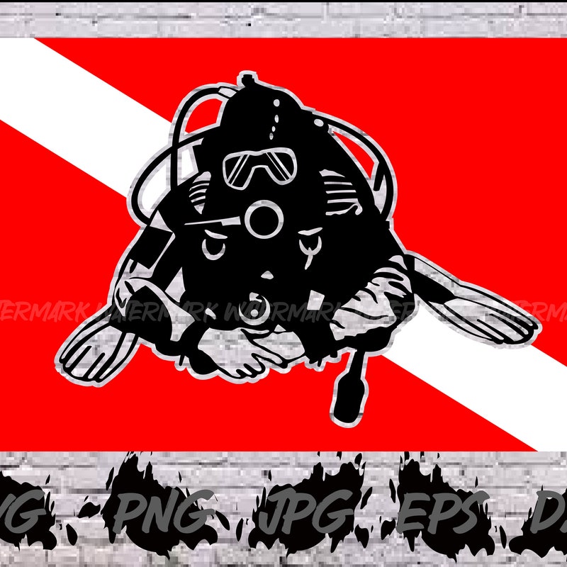 Scuba Diver Decals - Etsy