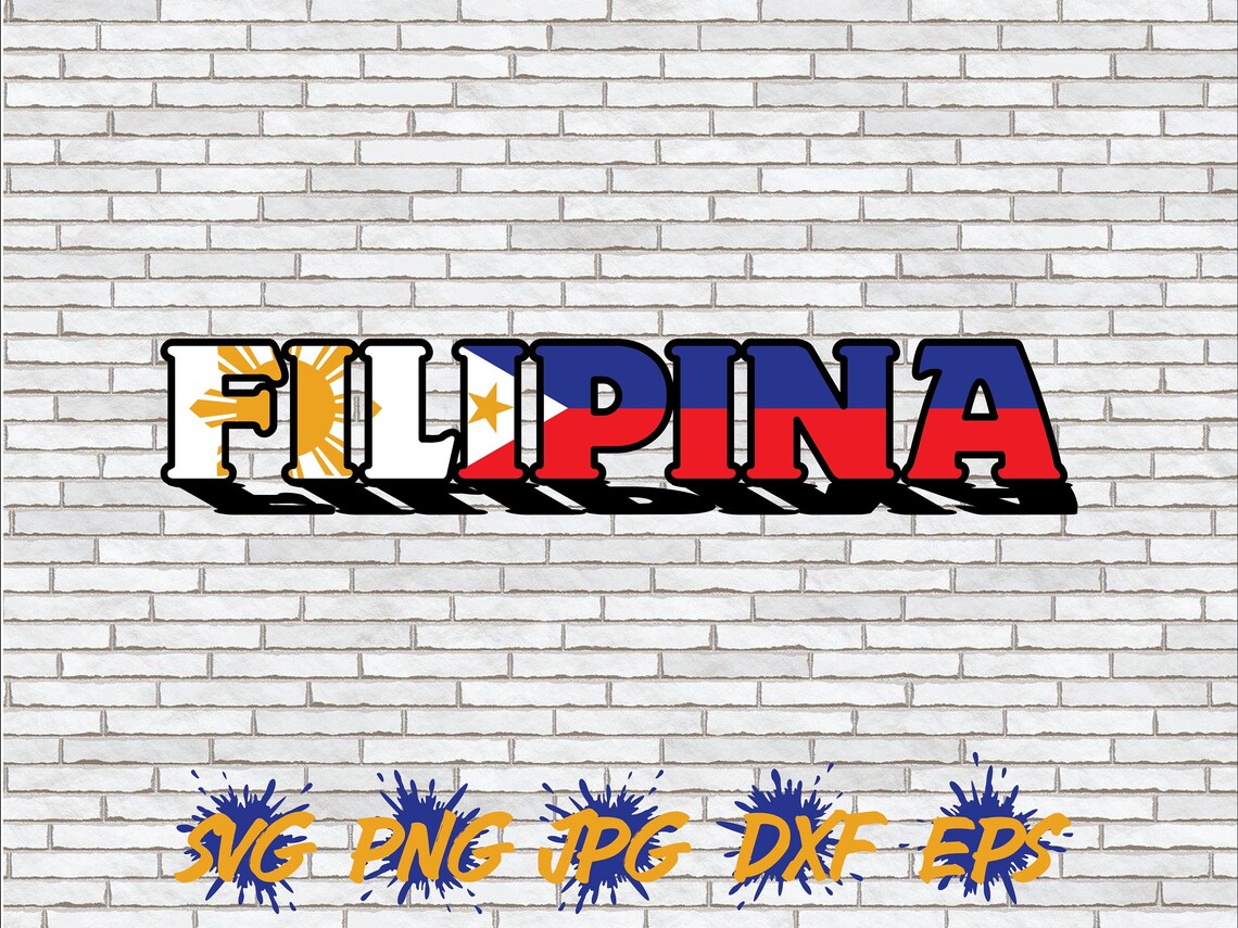 Filipina SVG, Filipino Flag PNG, Philippines Pinoy Pinay Filipina ...