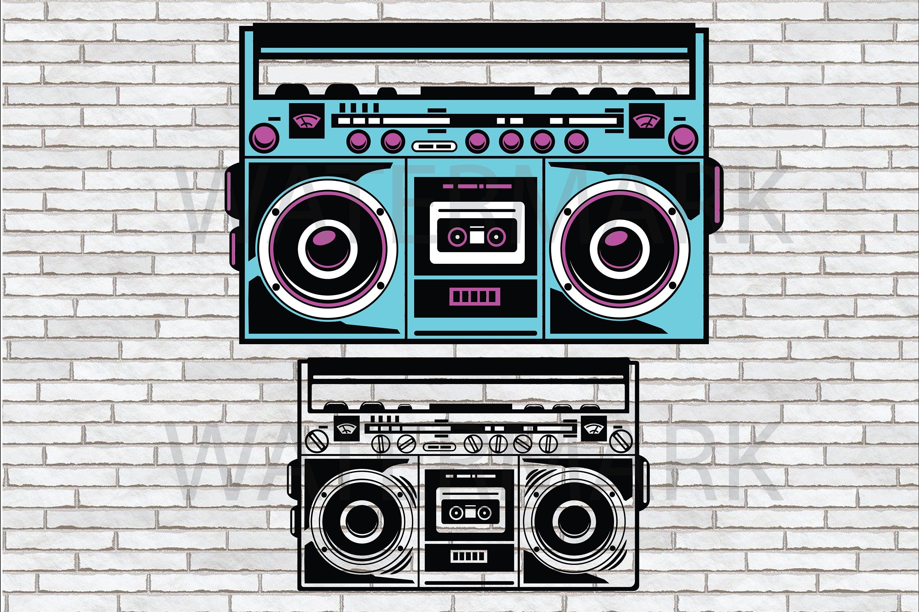 Hip Hop SVG Bundle, Old School SVG, Boombox Svg, Retro Throwback 90s 90 ...